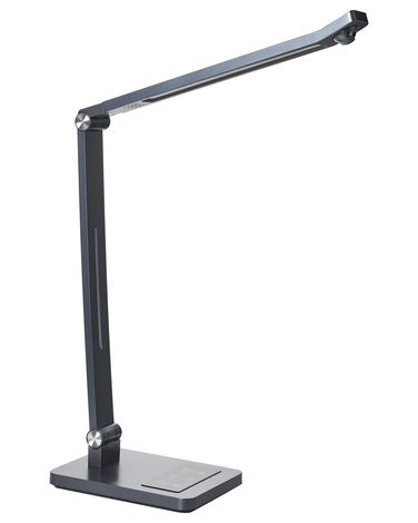 LED Desk Lamp LEPUS with Motion Sensor Dark Grey | Beliani.co.uk