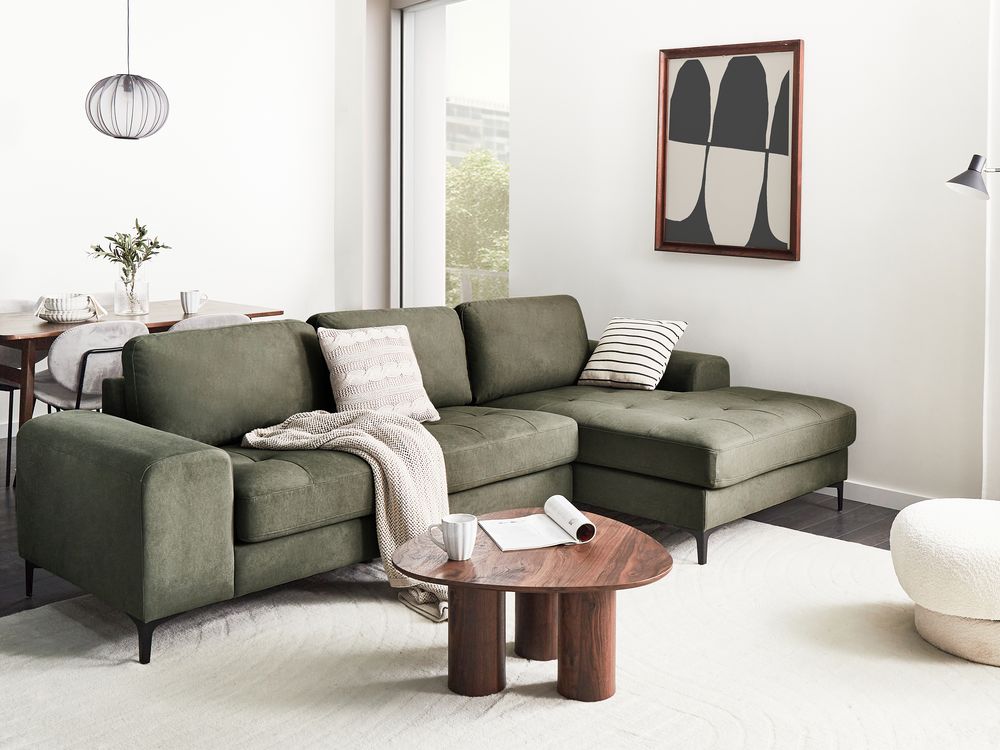 Rug TUGLU Brown 160 x 230 cm Leather | Beliani.co.uk