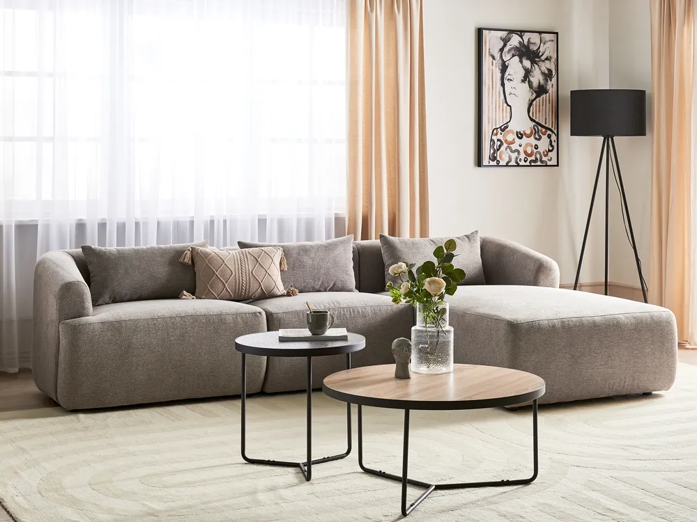 corner sofa taupe