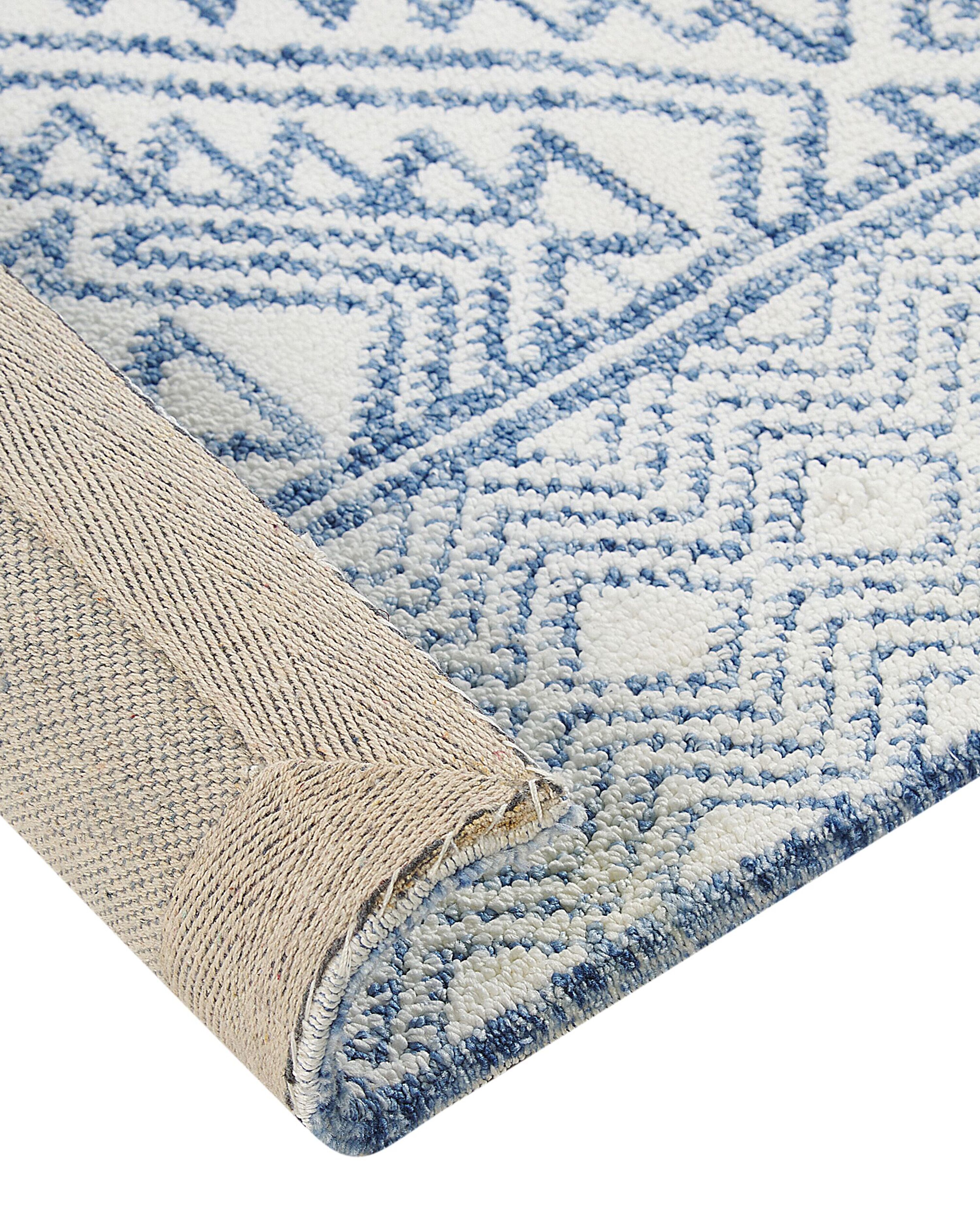 Rug KAWAS Blue 300 x 400 cm | Beliani.co.uk