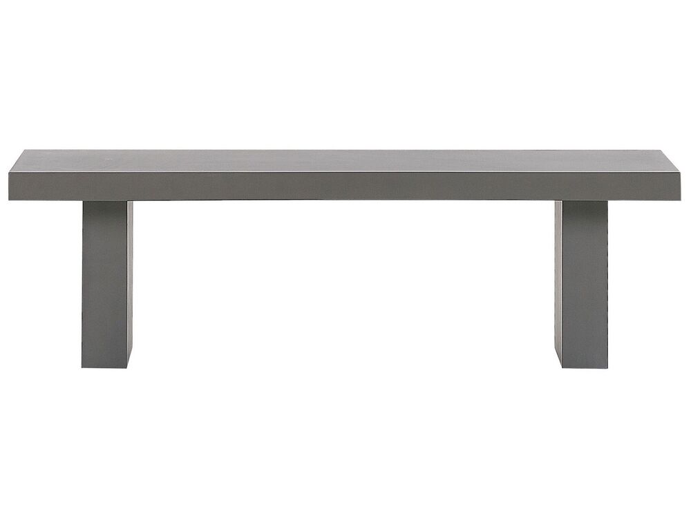 Garden Bench TARANTO 150 cm Concrete Grey Beliani