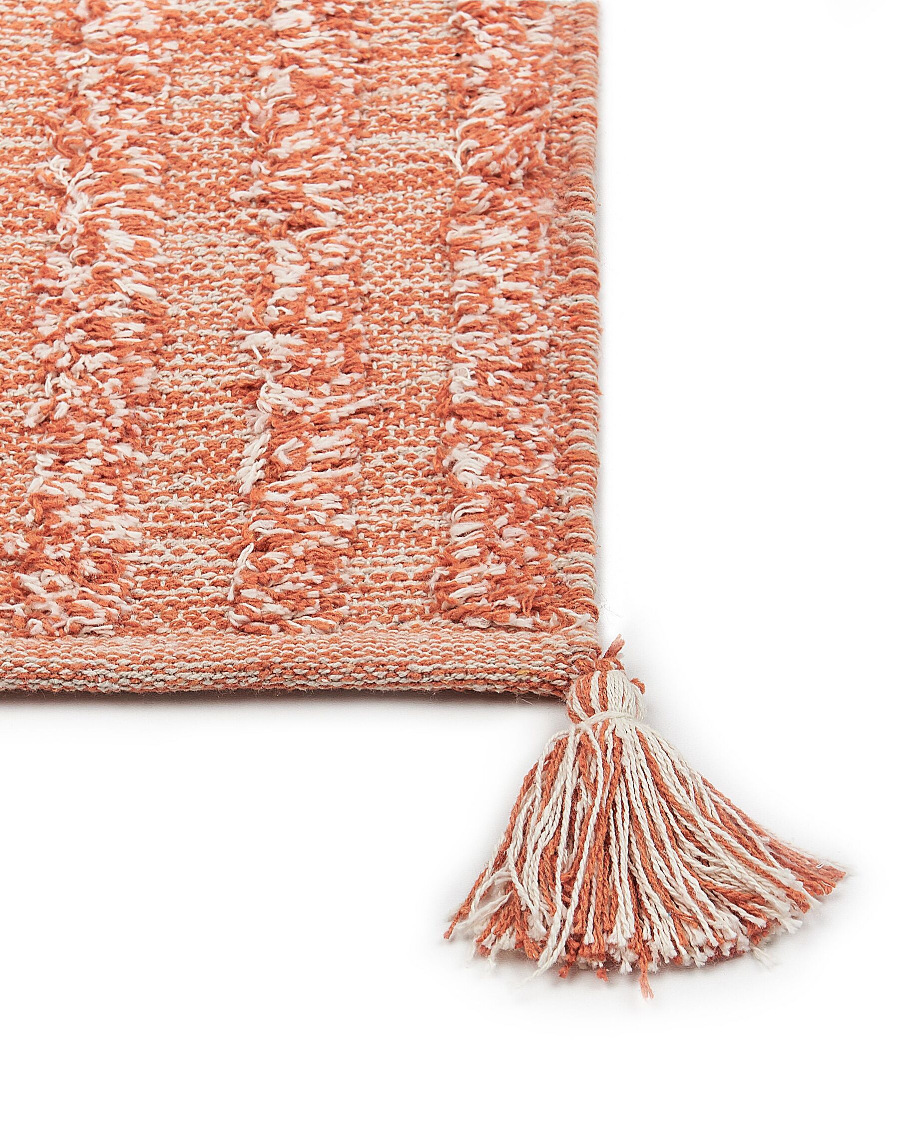 Matto puuvilla oranssi 140 x 200 cm MUGLA | Beliani.fi