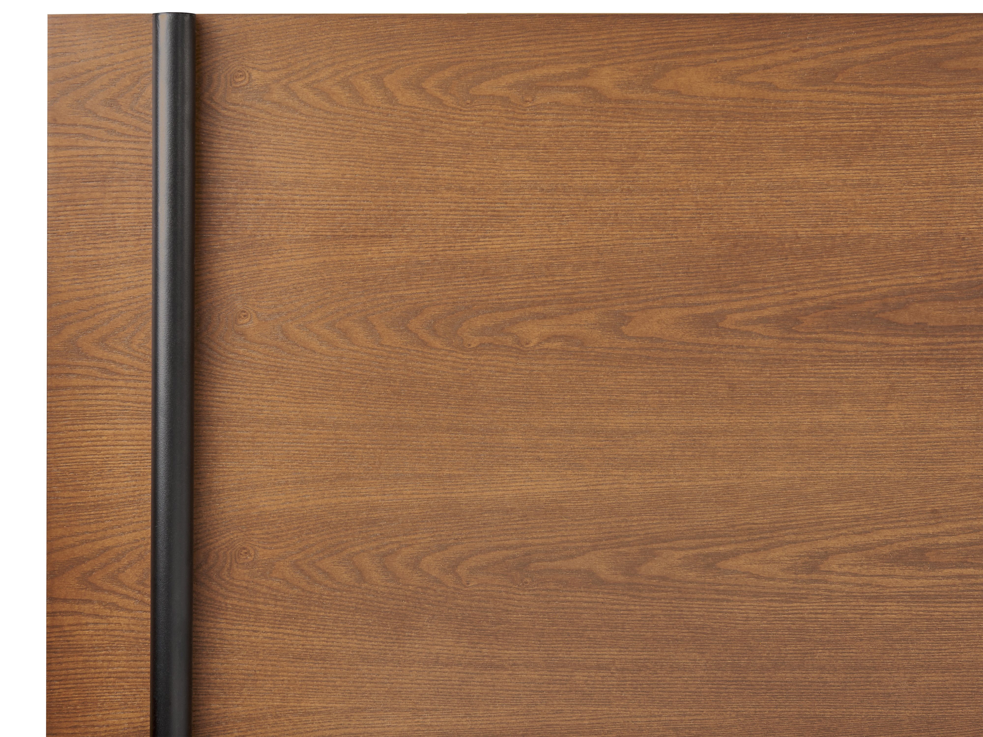 Łóżko LIBERMONT 180 x 200 cm Jesion ciemny | Beliani.pl