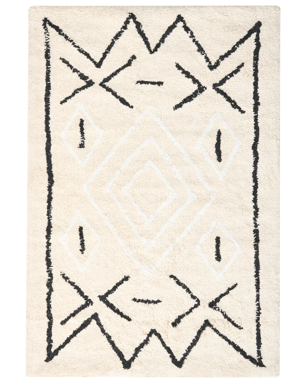 Bath Mat UNTLA Light Beige 60 x 90 cm Cotton | Beliani.no