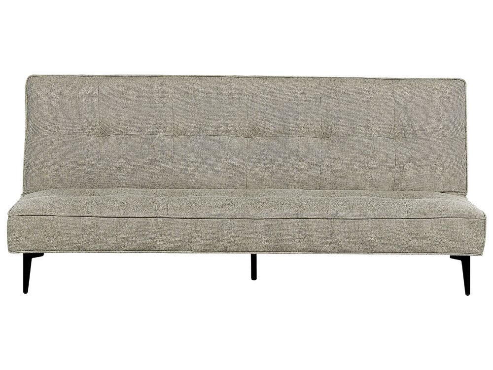 Sofa 3 Seater LERMON Fabric Light Grey | Beliani.co.uk