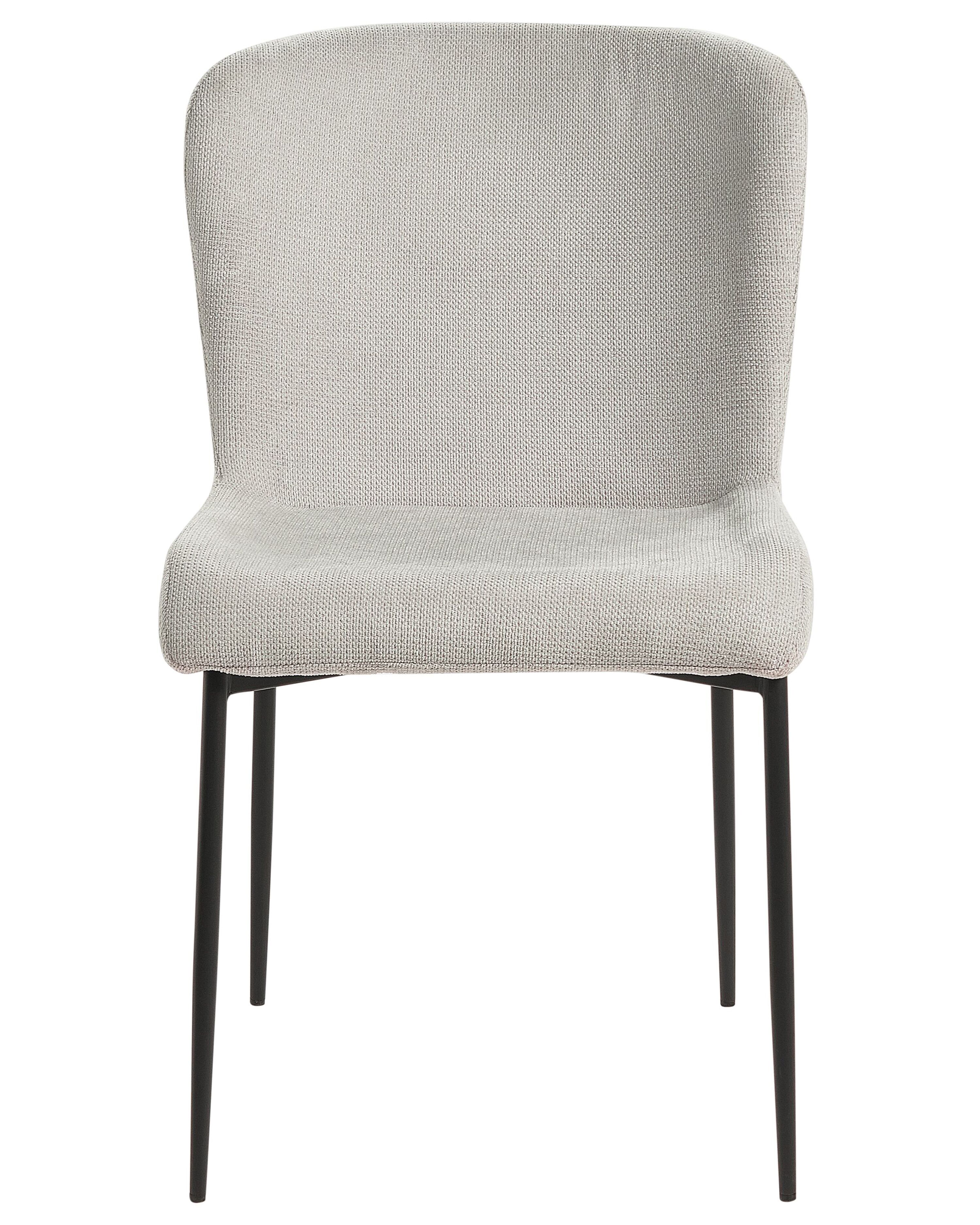 Set of 2 Dining Chairs ADA Light Grey | Beliani.co.uk