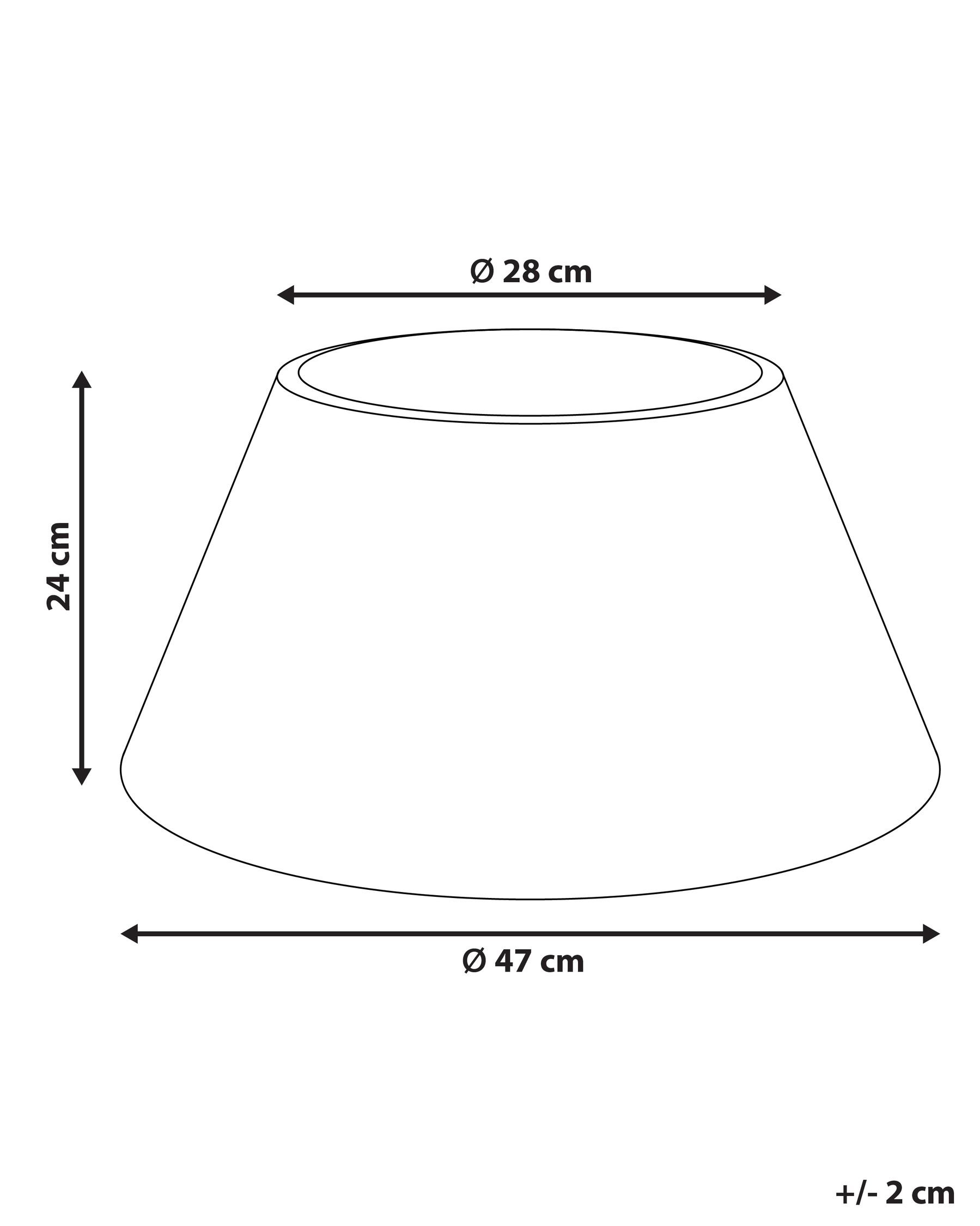 Jupe de sapin de Noël FLOCON Rotin Marron clair 47 cm | Beliani.fr