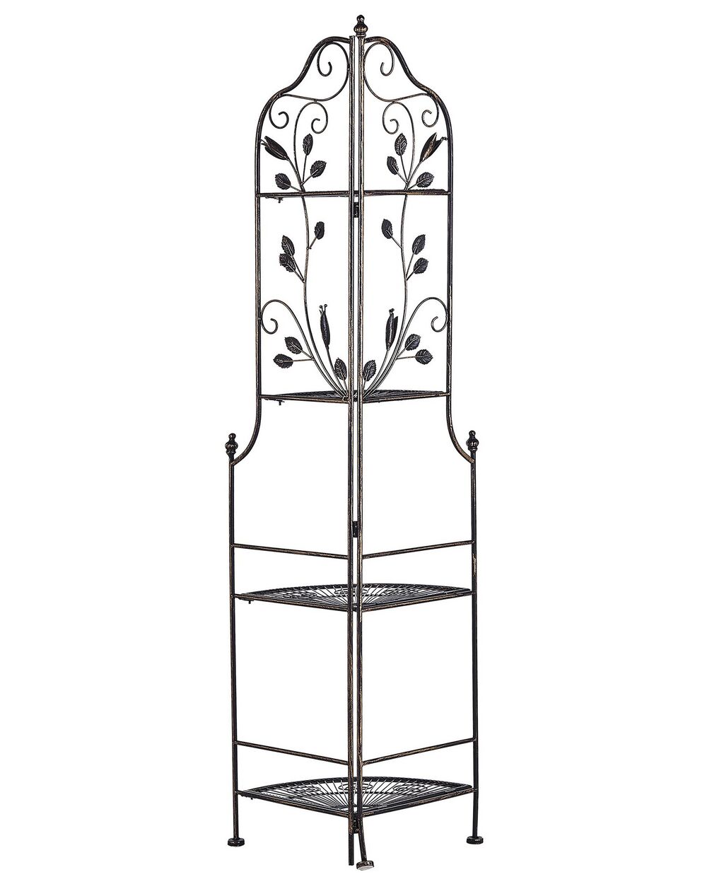 Shelving Unit SIDERNO Metal 35 cm 35 cm Black Beliani