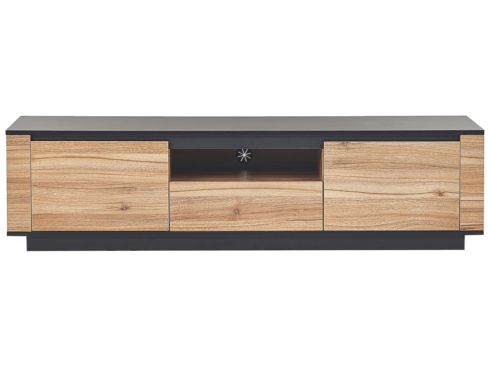 Light wood entertainment unit store
