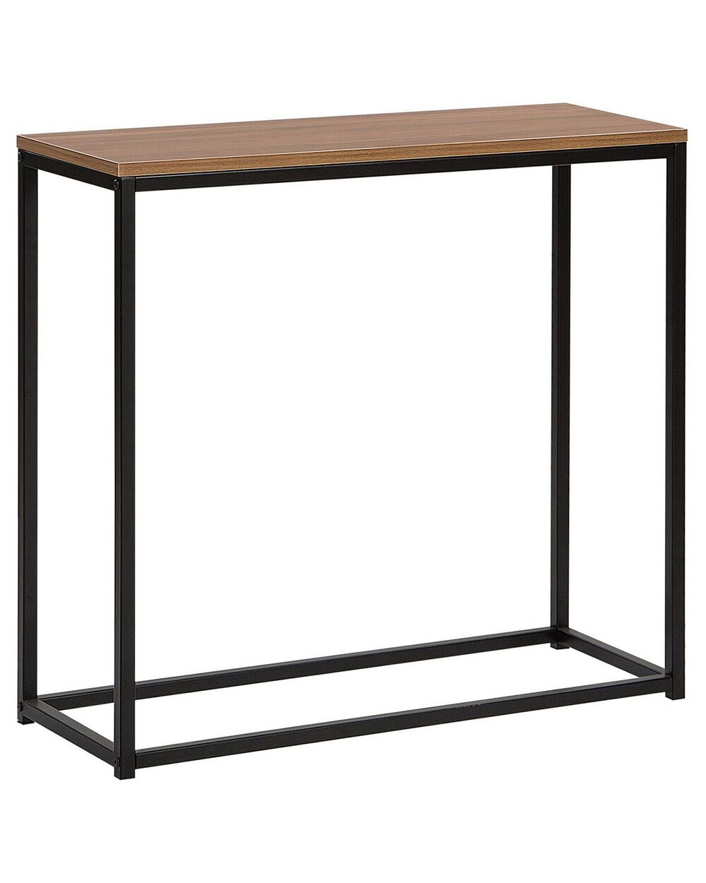 Wood black console table store