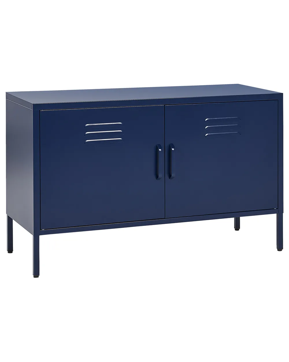 Storage Unit URIA Metal Navy Blue | Beliani.co.uk