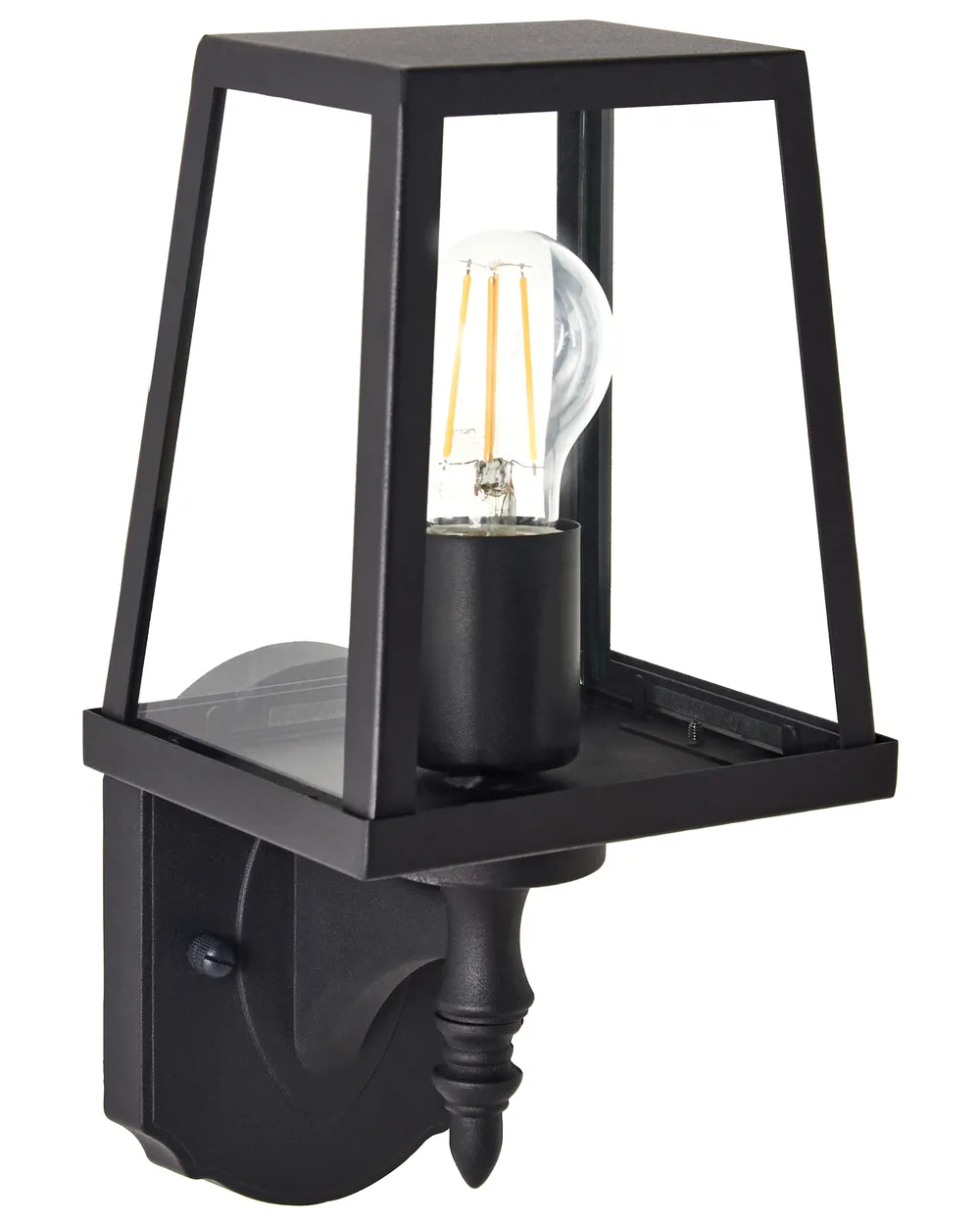 Outdoor LED Wall Light MELGAM Black | Beliani.co.uk
