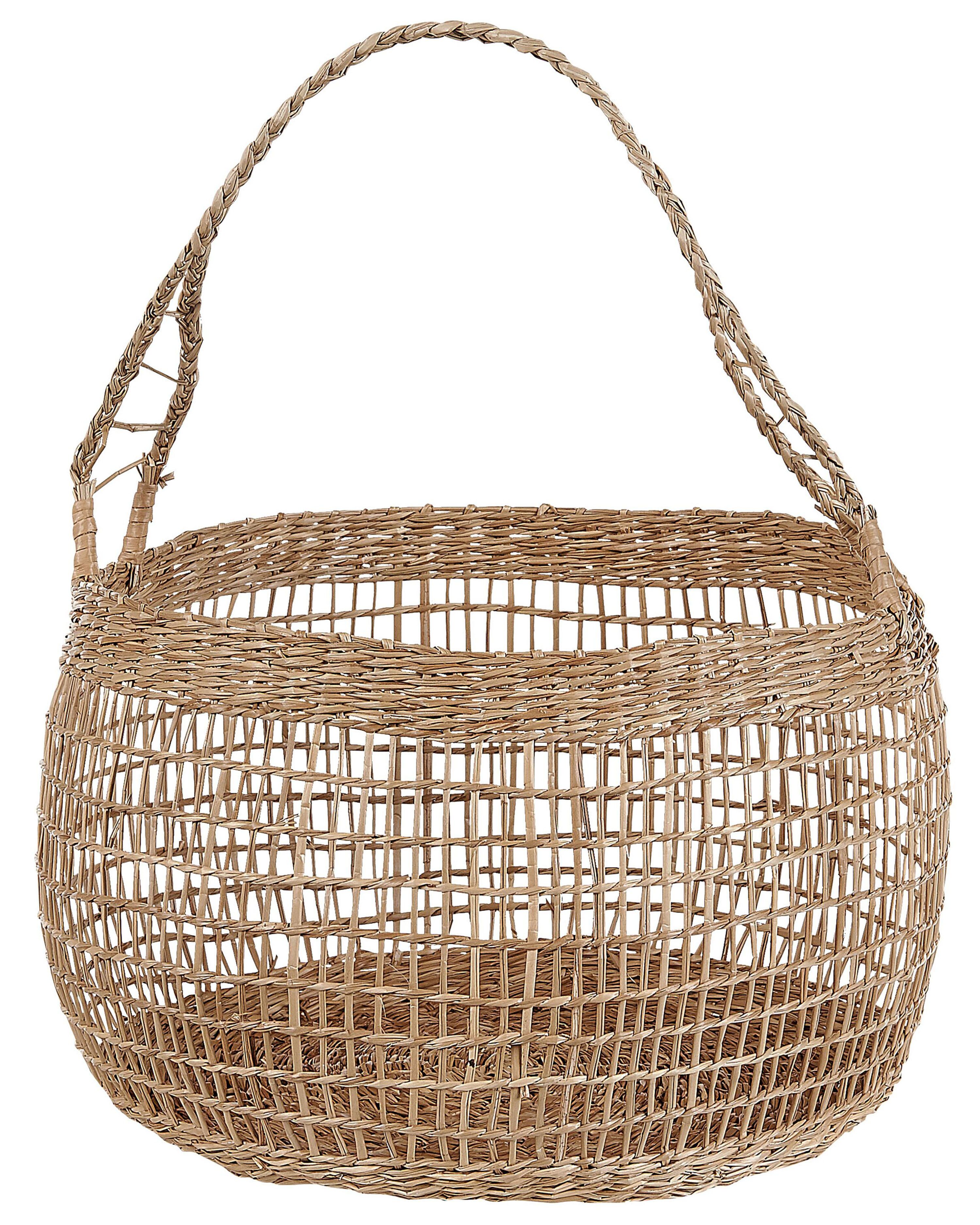 Set of 3 Baskets ARAPAIMA Seagrass Natural | Beliani.co.uk