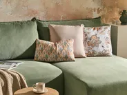 Set of 3 Decorative Cushions HOPEA Cotton 30 x 50 cm 45 x 45 cm ...