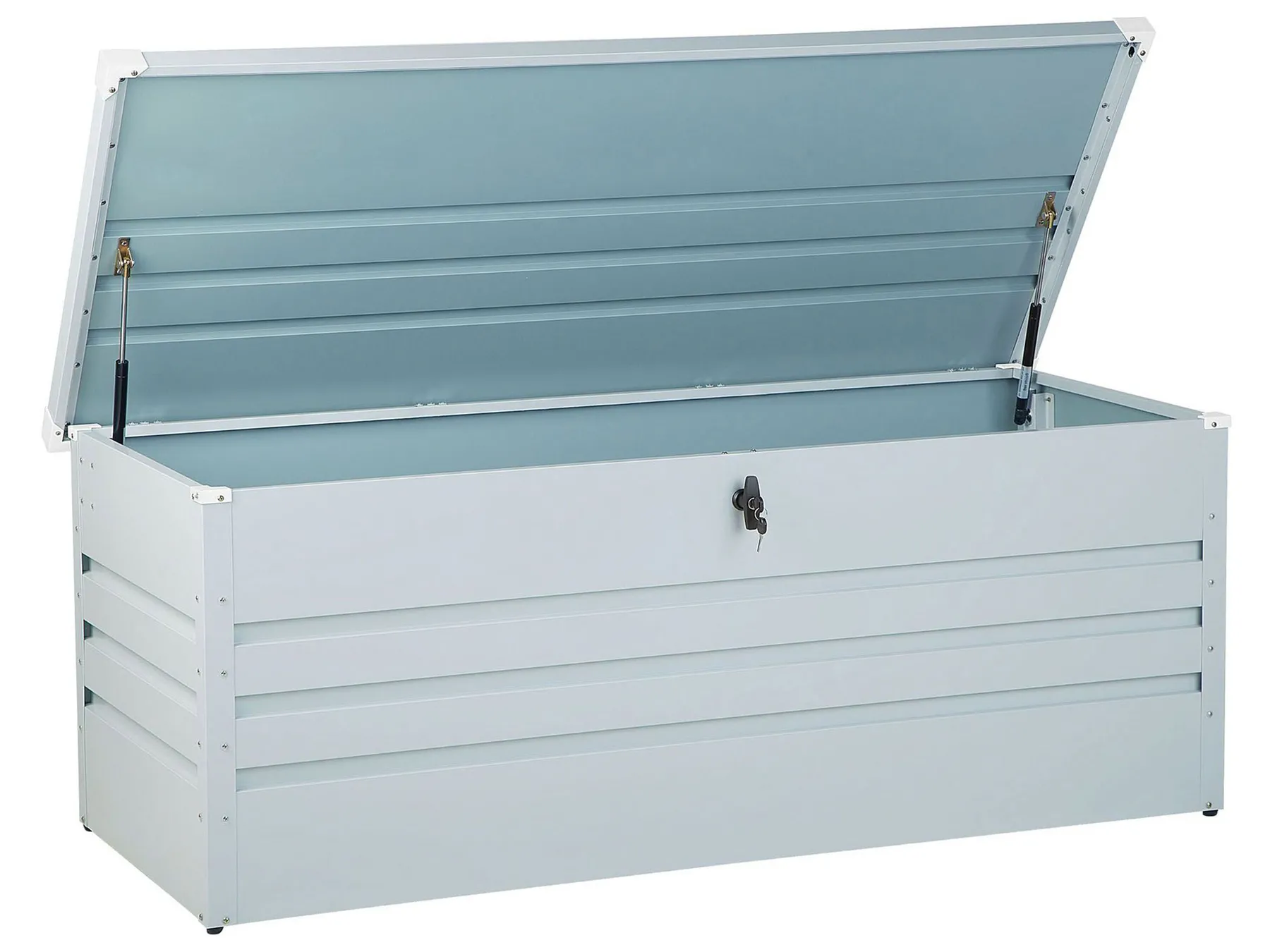 Storage Box CEBROSA 165 cm 70 cm Light Grey | Beliani.co.uk