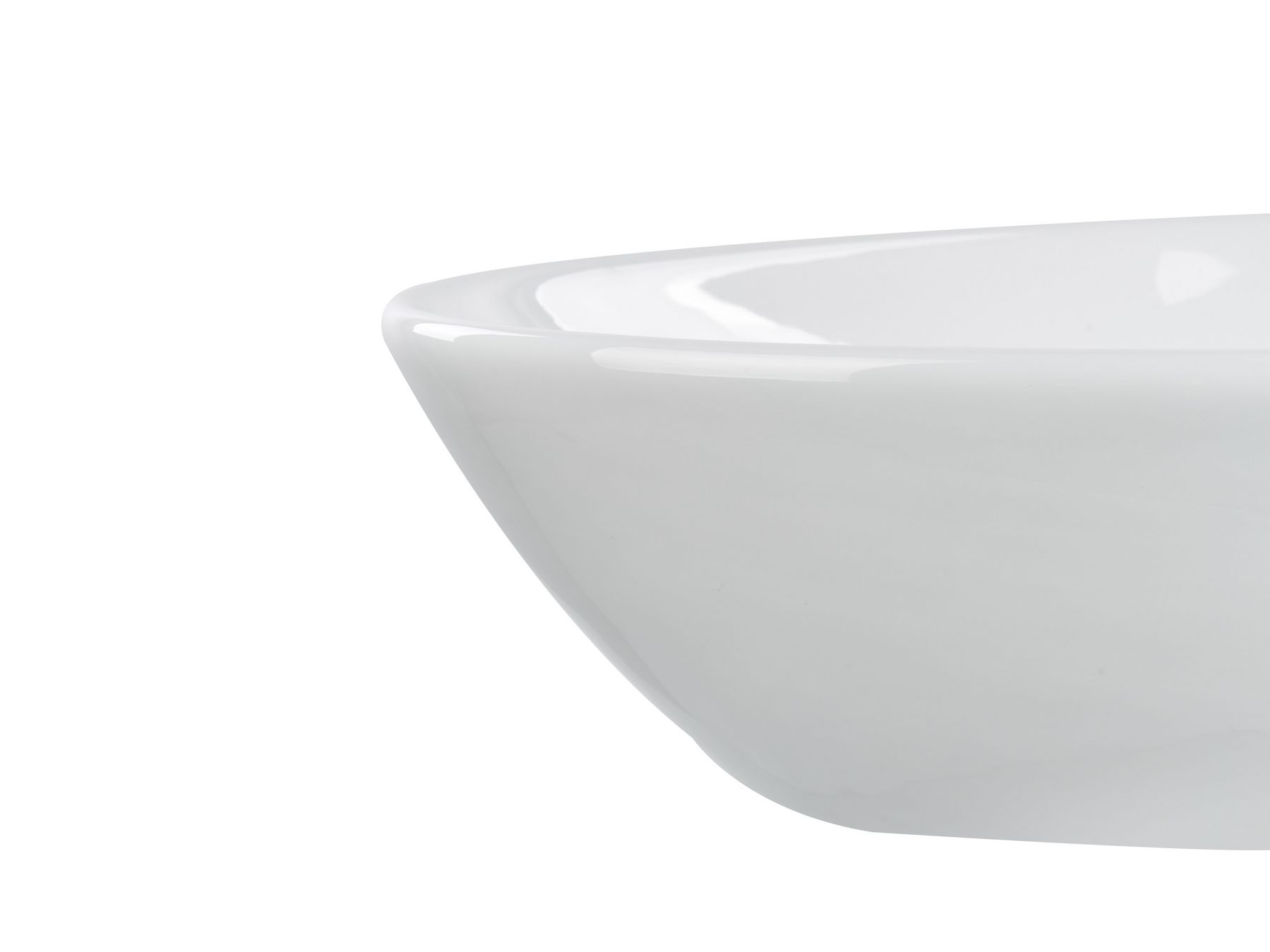 Ceramic Countertop Basin 600 x 390 mm White TIRIG | Beliani.nl