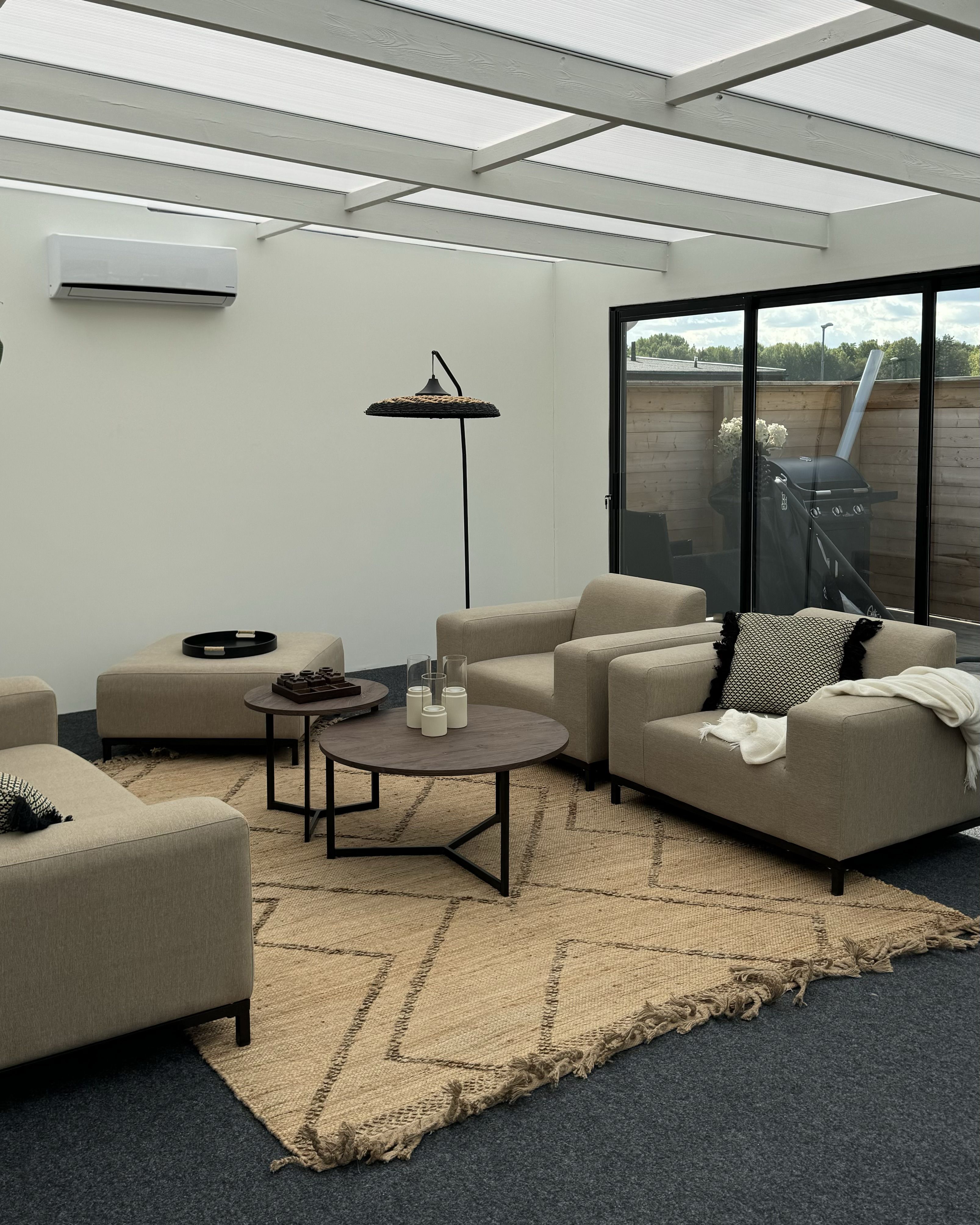 Ottoman ROVIGO Beige | Beliani.co.uk