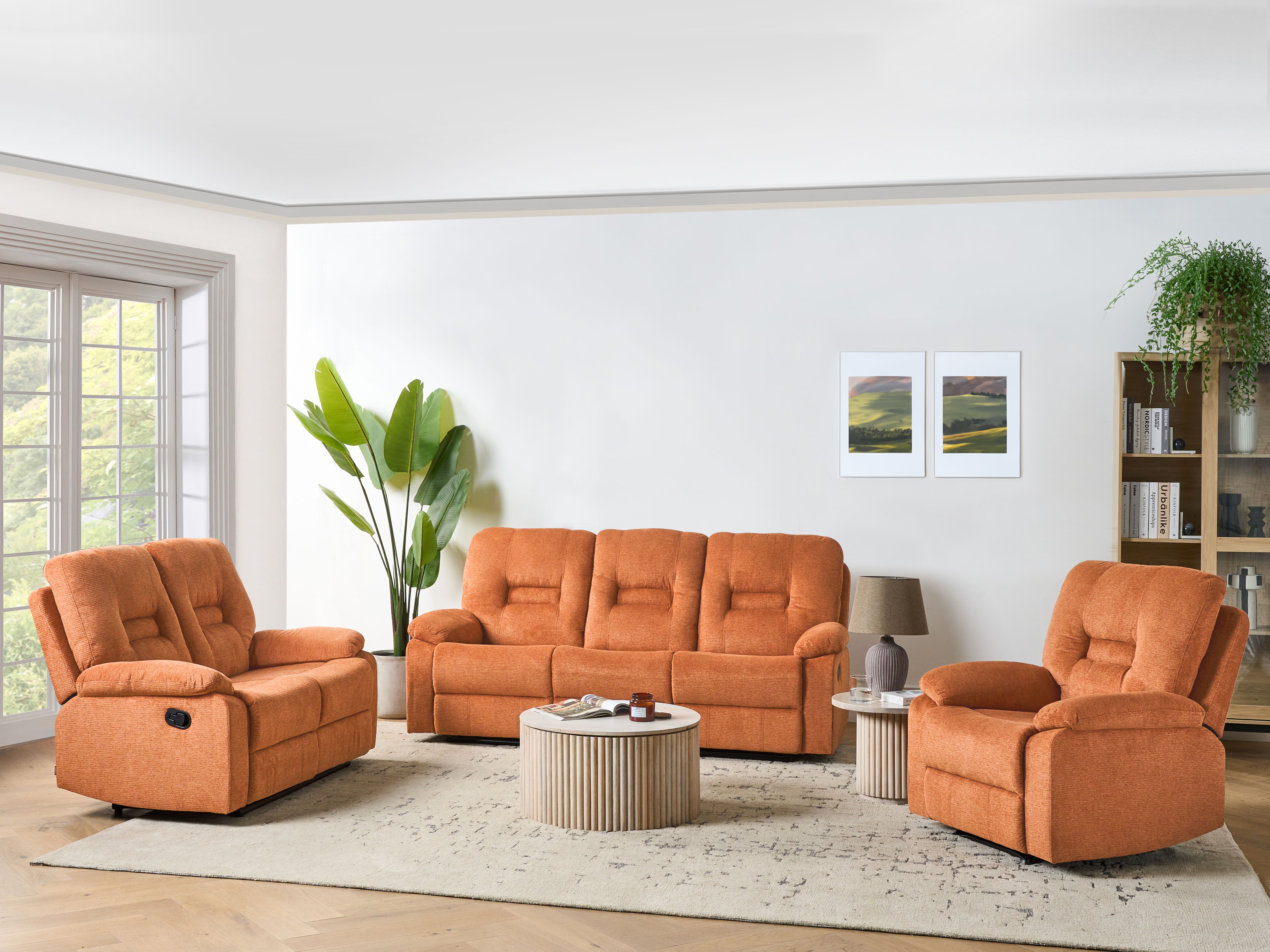 Recliner stol BERGEN Orange | Beliani.dk