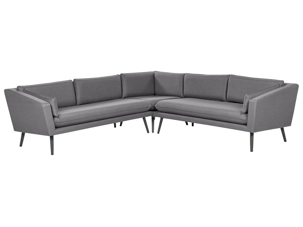 5 Seater Modular Garden Corner Sofa Grey LORETELLO Beliani.hu