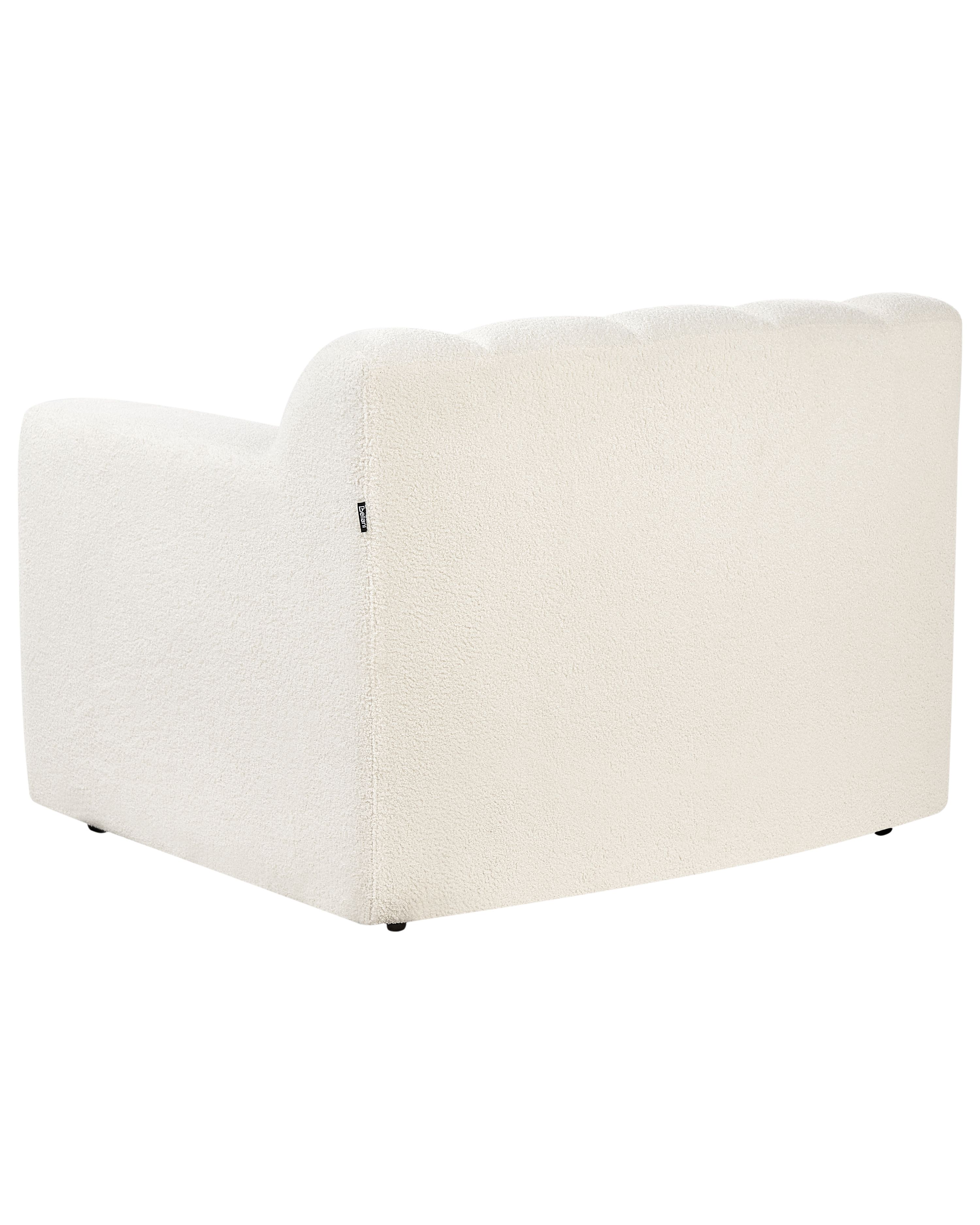 Armchair AGERUP Boucle Off-White | Beliani.co.uk