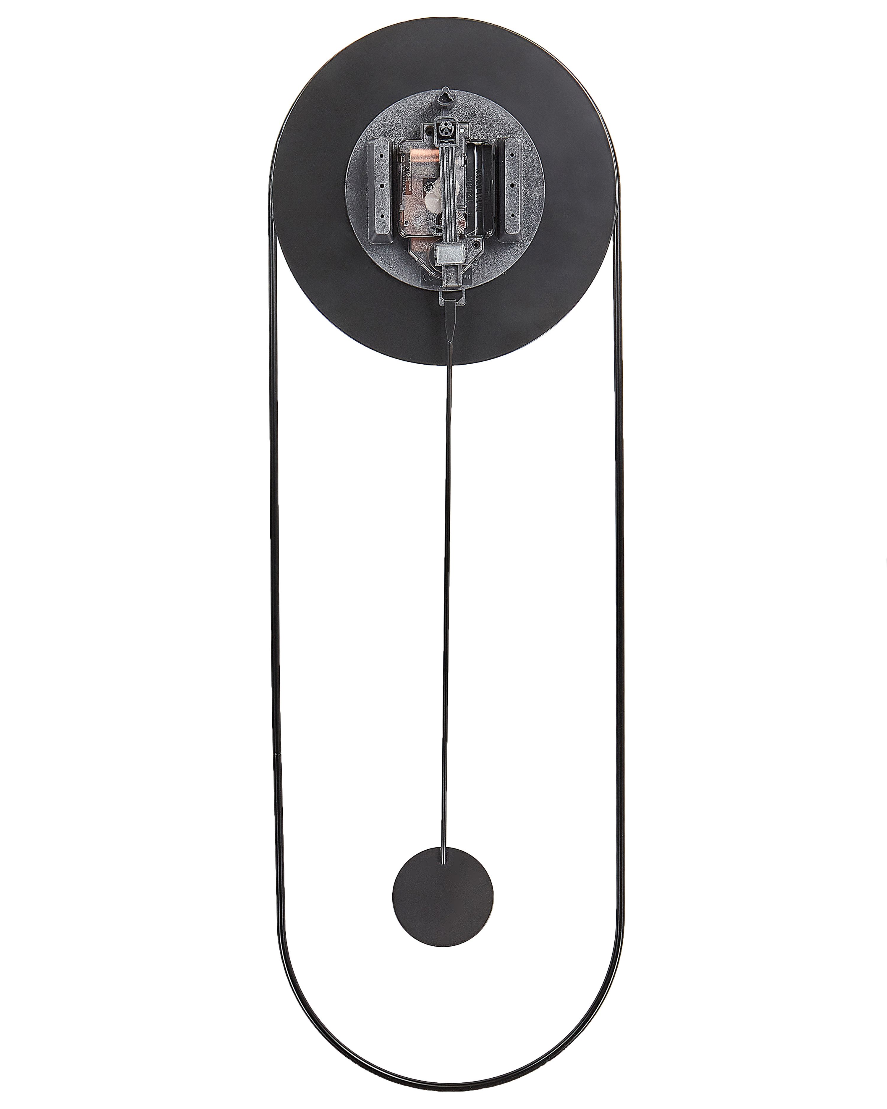 Wall Clock SALVAN 20 cm Metal Black | Beliani.co.uk