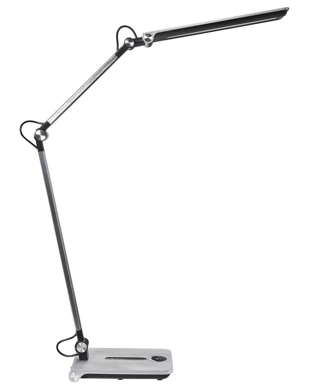Candeeiro de pé LED TAURUS Com regulador de intensidade Metal Prateado ...