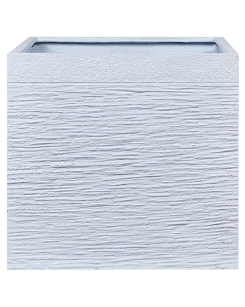 Set med 2 växtkrukor ELATEIA 37 cm Vit | Beliani.se