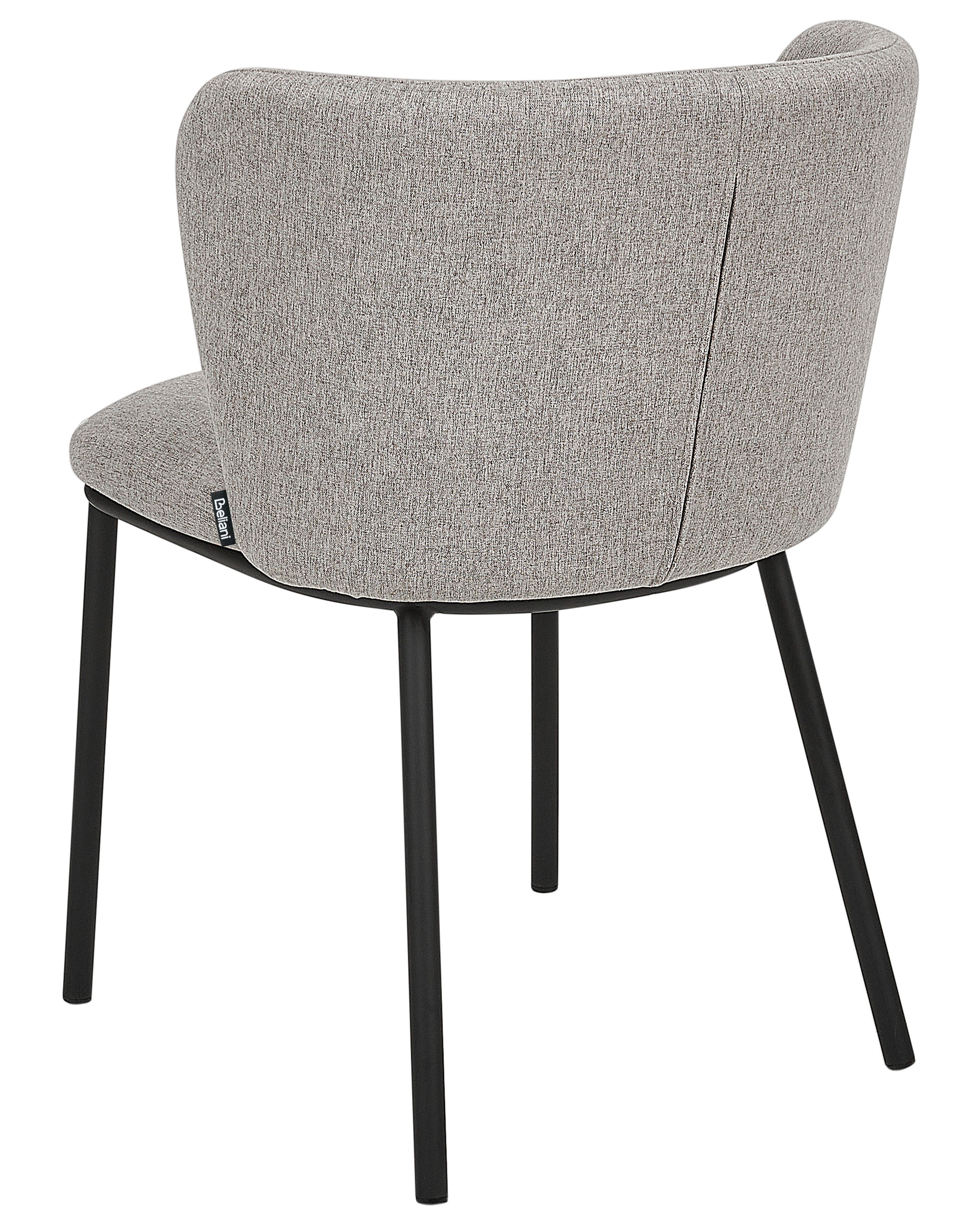 Set of 2 Dining Chairs MINA Grey | Beliani.co.uk