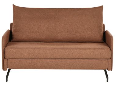 Sofa Bed BELFAST Fabric Red 2 Seater | Beliani.co.uk